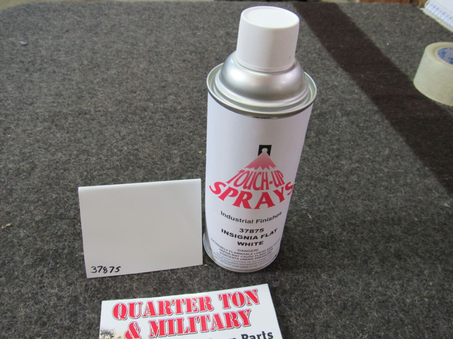 Spray Paint Flat Insignia White 37875 – Spray Paints – Quarter Ton ...